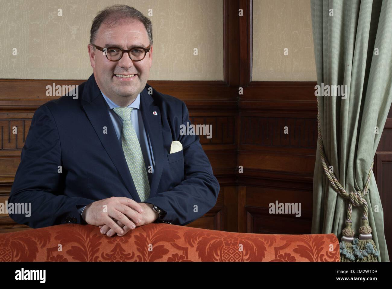 N-VA's Christoph D'Haese poses during a photoshoot, Thursday 20 June ...