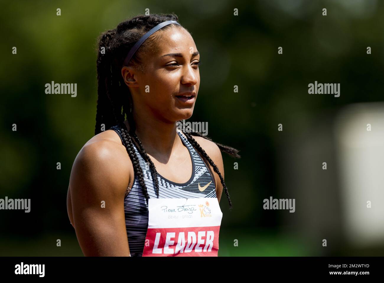 Belgian Nafissatou Nafi Thiam pictured in action during the second and ...