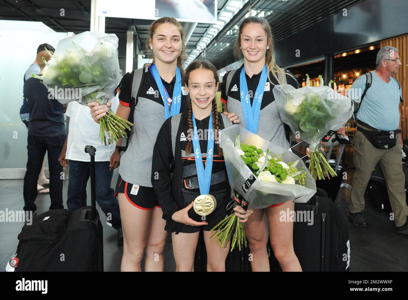 Belgian acrobatic gymnast Britt Vanderdonckt, Belgian acrobatic gymnast ...