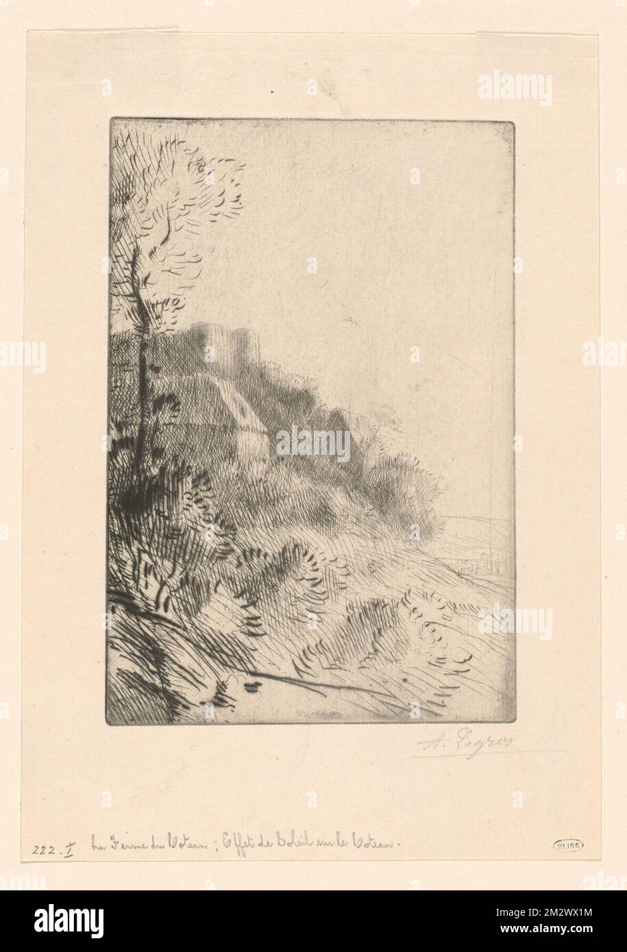 La ferme du coteau; effet de soleil sur le coteau , Farms, Trees, Hills ...