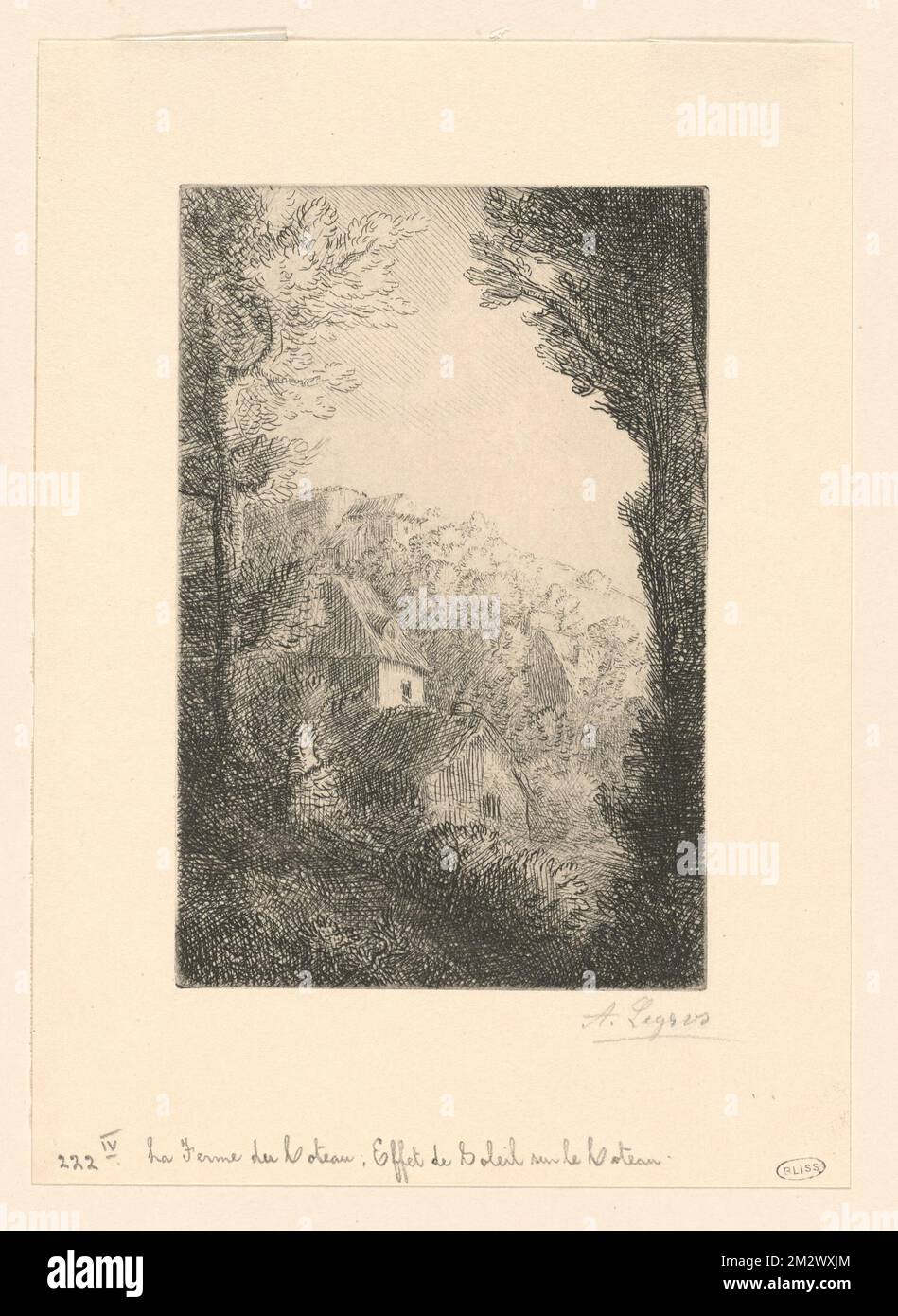 La ferme du coteau; effet de soleil sur le coteau , Farms, Trees, Hills ...