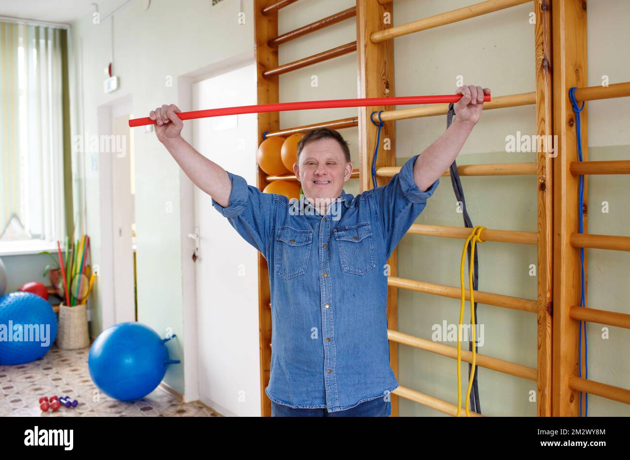 Gymnastic stick man hi-res stock photography and images - Alamy