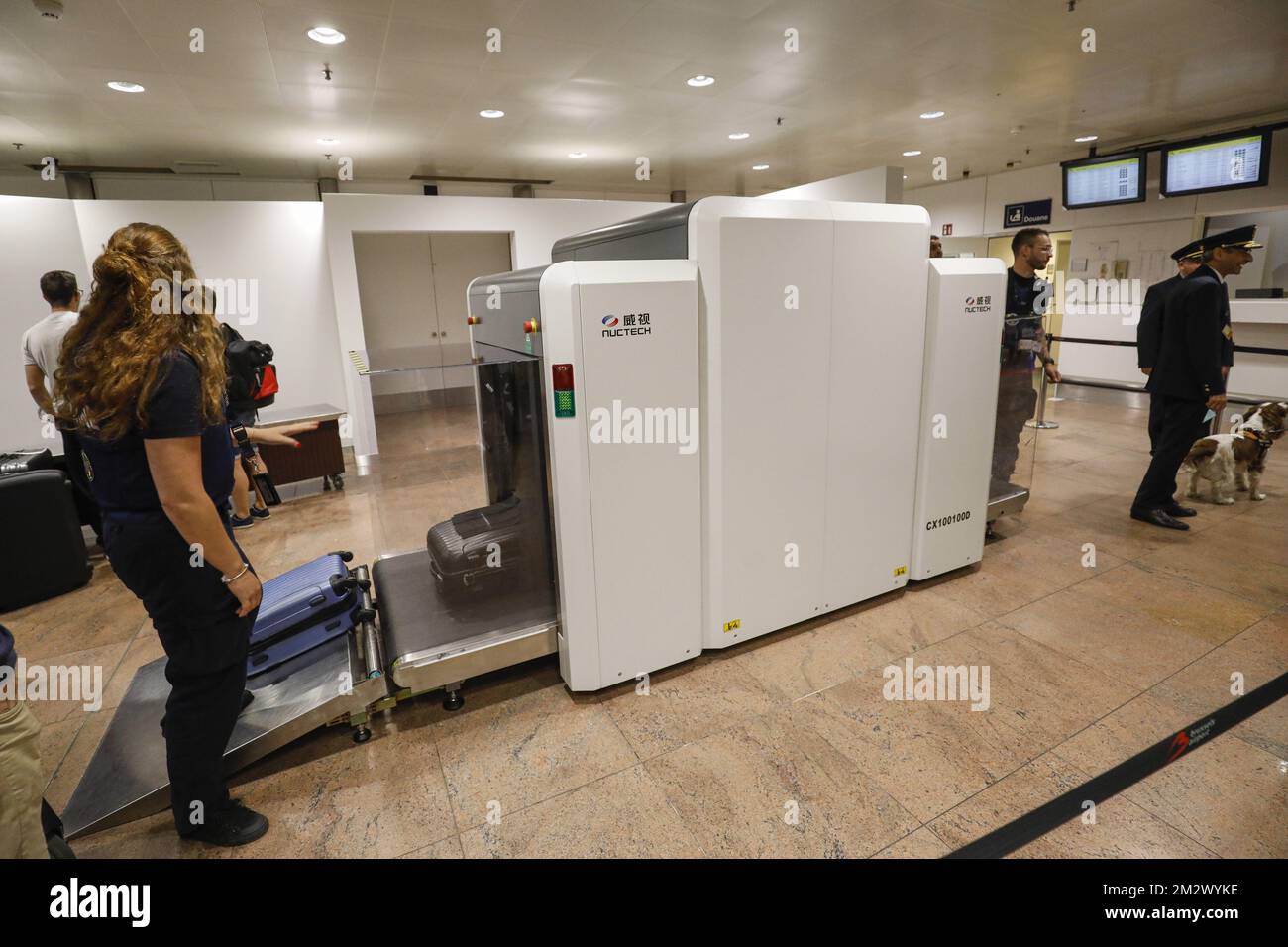 Illustration picture shows shows controls during the opening of a new ...