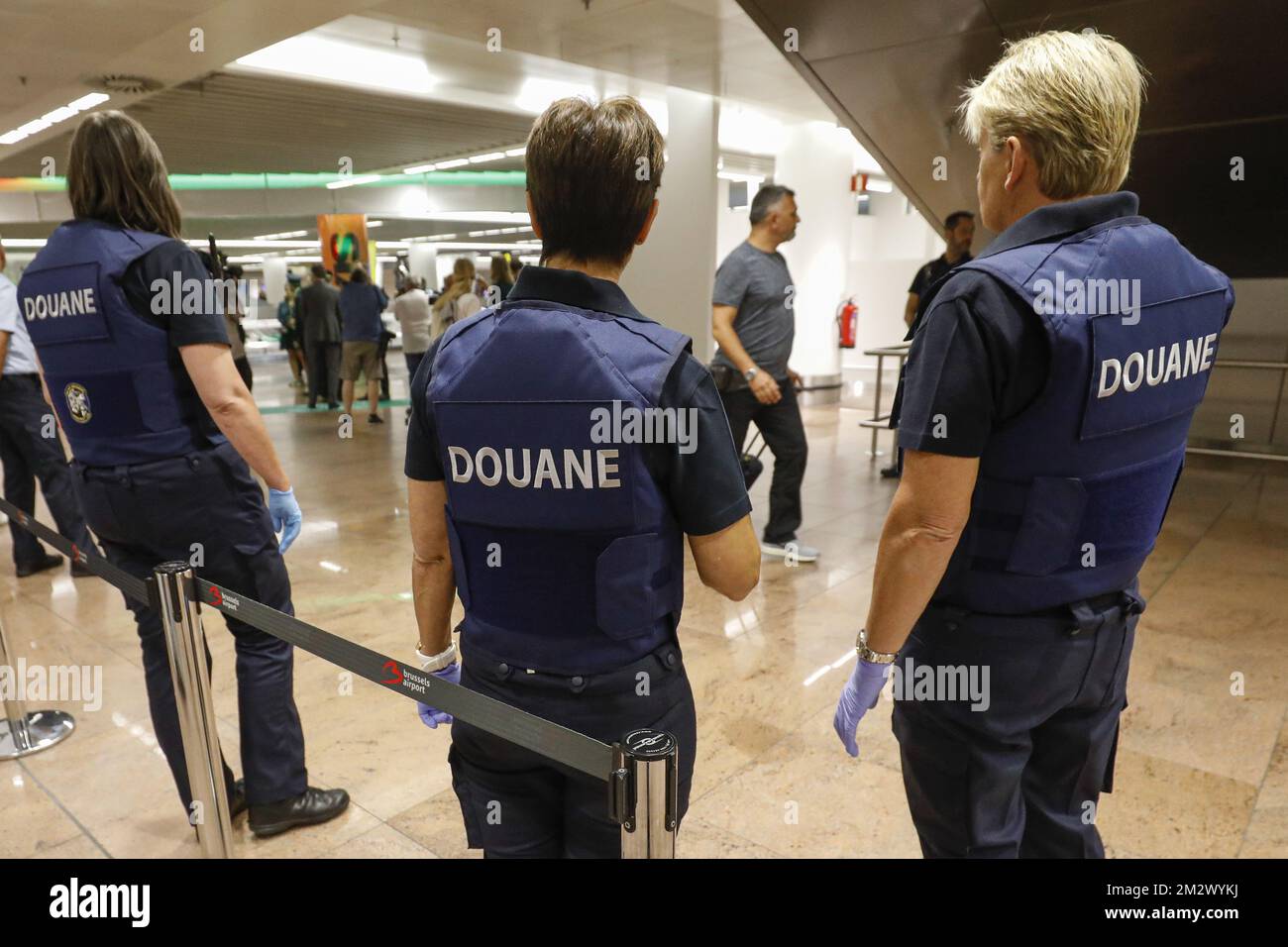 Illustration picture shows shows controls during the opening of a new ...