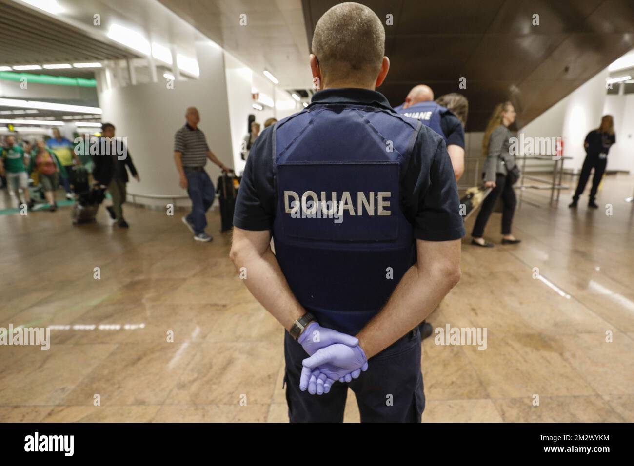 Illustration picture shows shows controls during the opening of a new ...