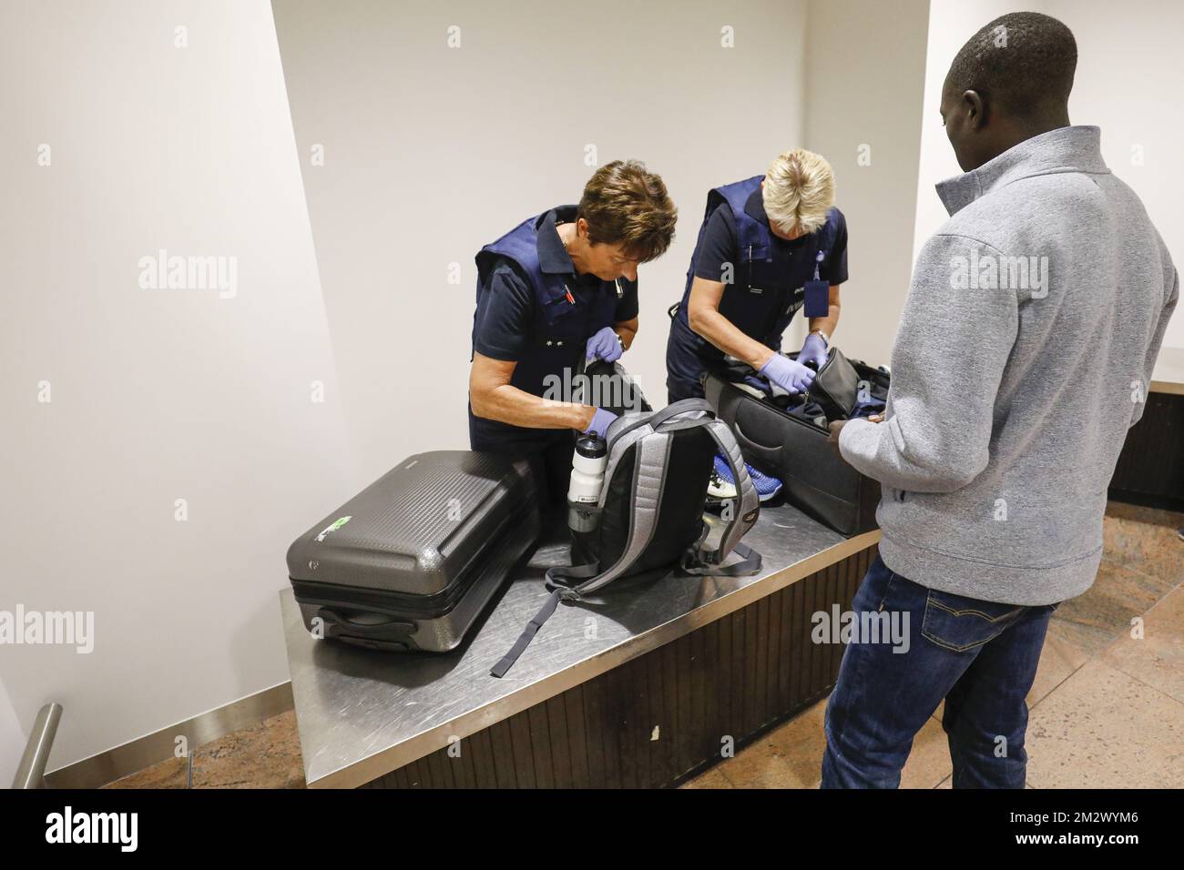 Illustration picture shows shows controls during the opening of a new ...