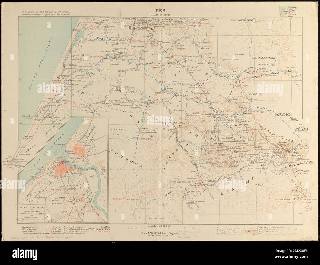Fes , Fès Morocco, Maps, Rabat-Salé Morocco, Maps Norman B. Leventhal ...