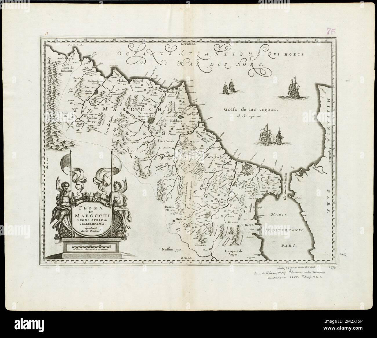 Fezzae et Marocchi regna Africae celeberrima , Morocco, Maps, Early ...