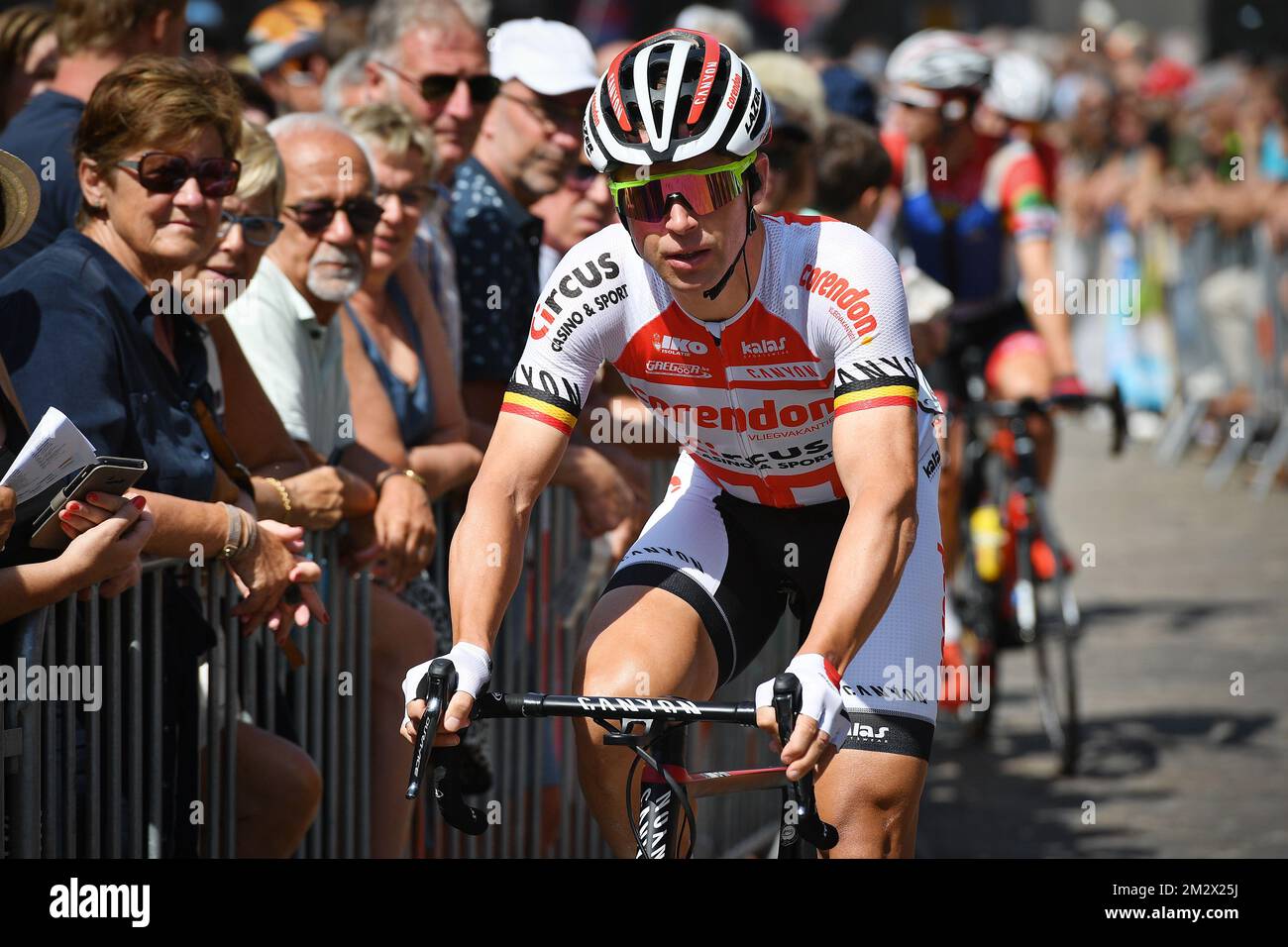 Belgian Stijn Devolder of Corendon-Circus pictured at the start of the ...