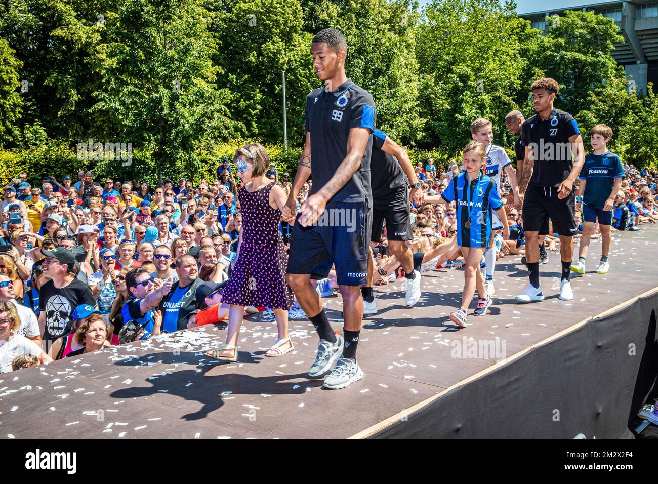 Club's Brendon Schoonbaert pictured during the fan day of first league ...