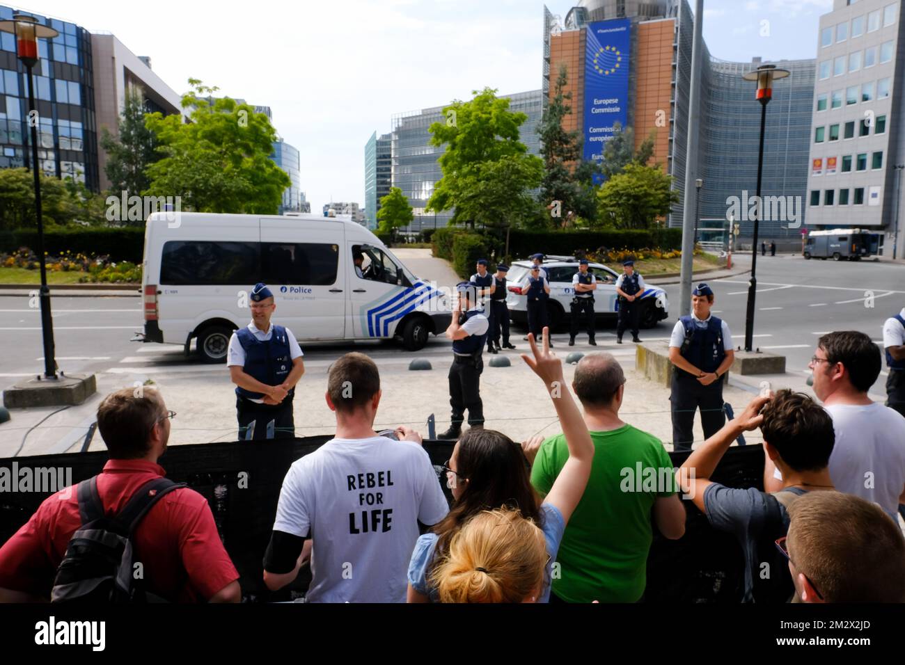 Illustration picture shows the 'Rise for Climate' march in Brussels to ...