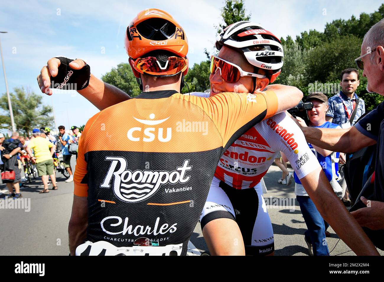 Belgian Tim Merlier of Corendon-Circus pictured after winning the men's ...