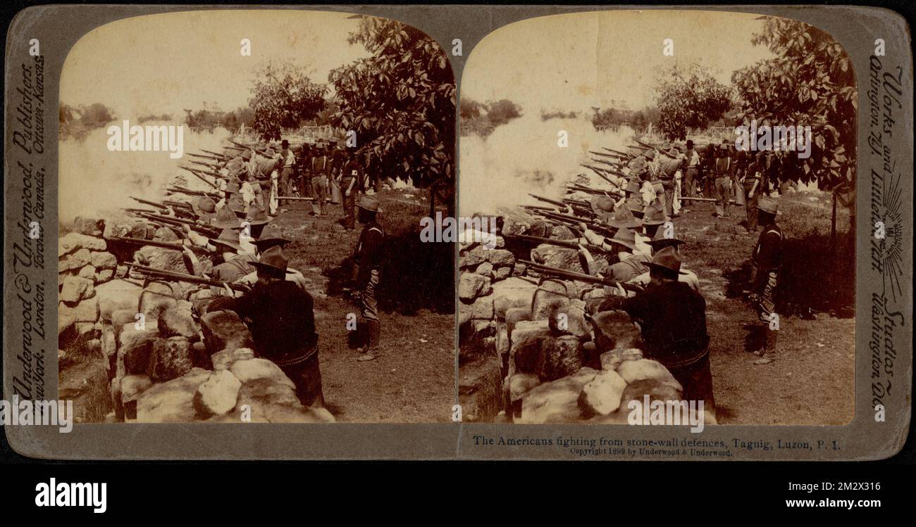 Fighting from breastworks, Taguig, Philippine Islands , Firearms ...