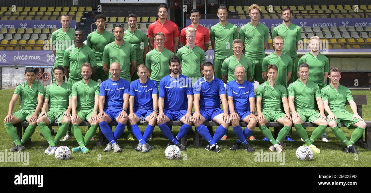 (top L-R), Lommel's Ricardo Ippel, Lommel's Jamal Aabbou, Lommel's ...