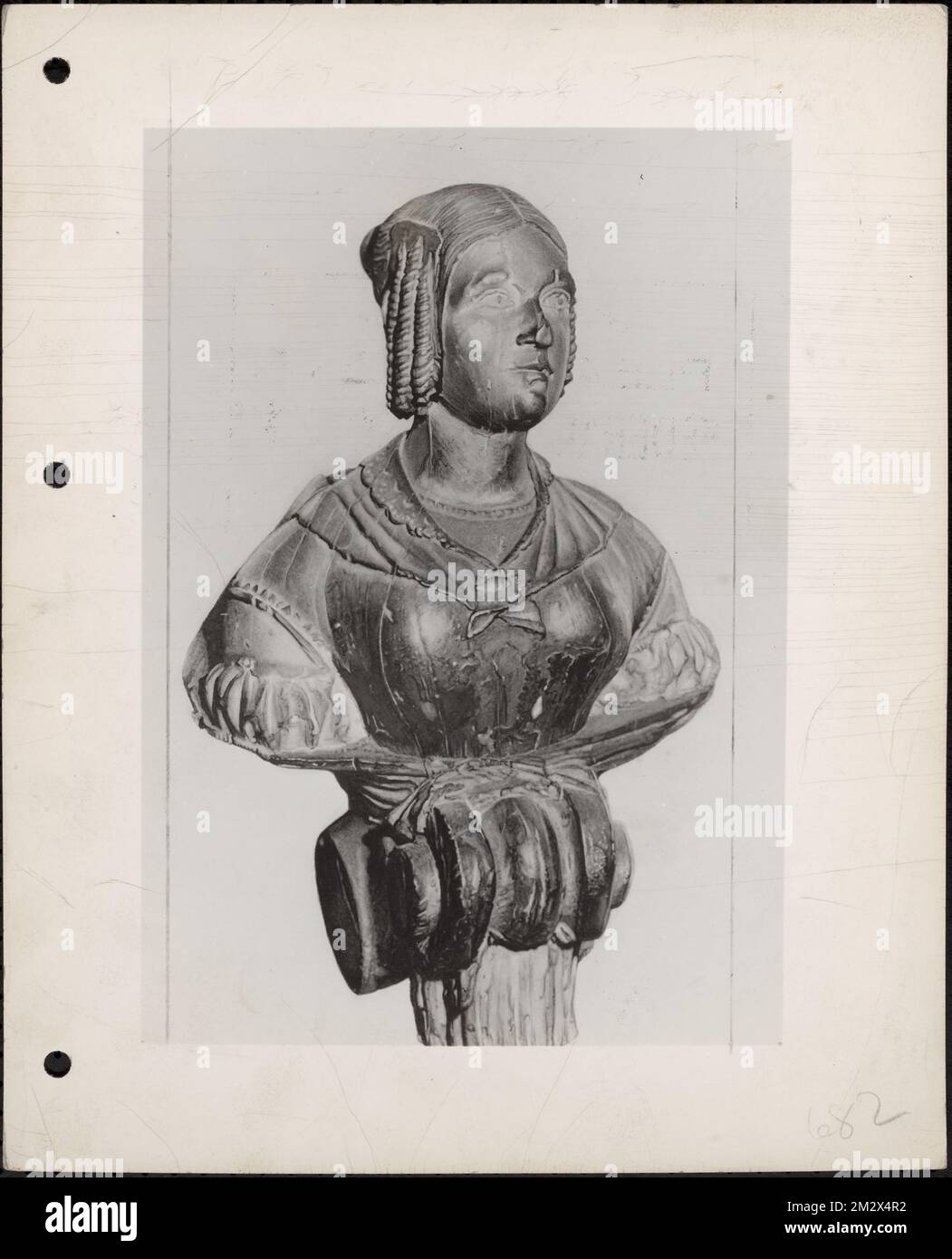 Figurehead from the 'Sally' , Ship figureheads. The Massachusetts WPA ...