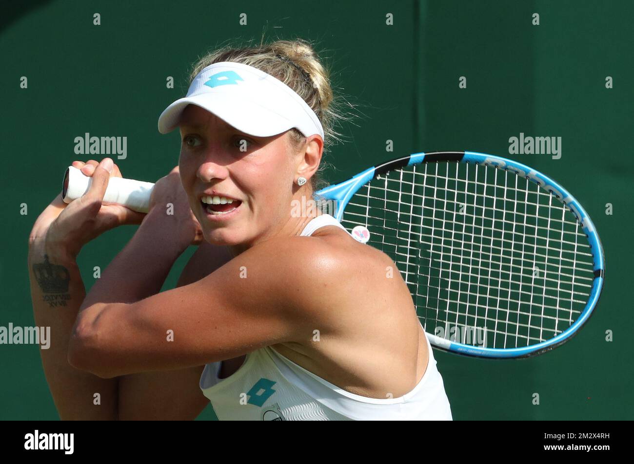 Belgian Yanina Wickmayer (WTA 148) pictured in action during a tennis ...