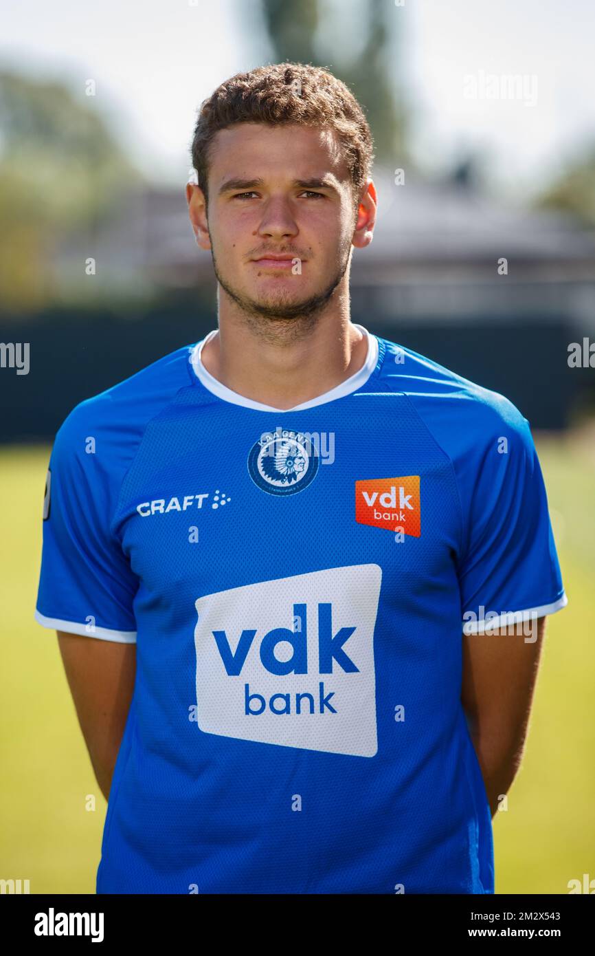 Gent's Louis Verstraete poses for photographer, in marge of 2019-2020 ...