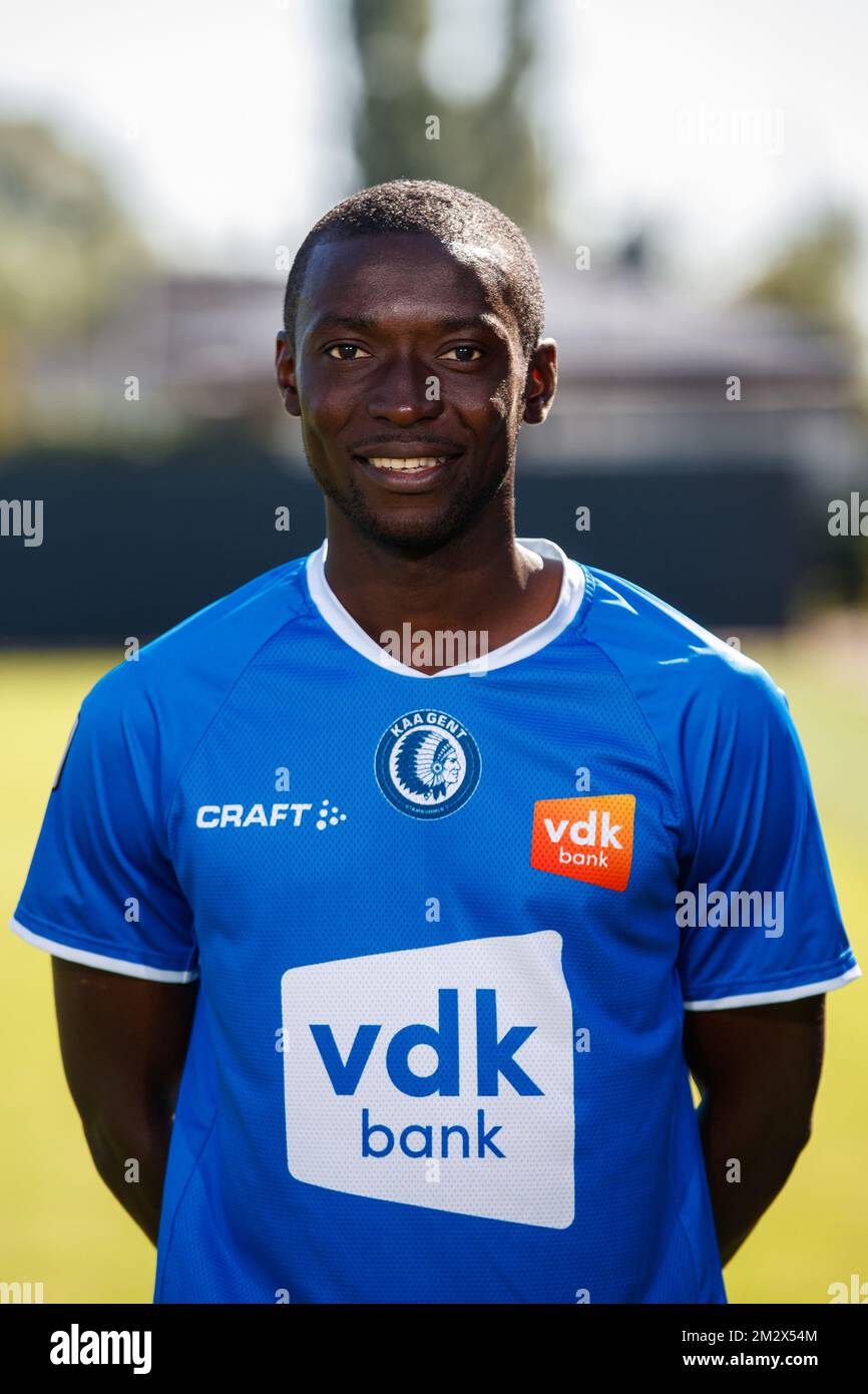 Gent's Nana Asare poses for photographer, in marge of 2019-2020 ...