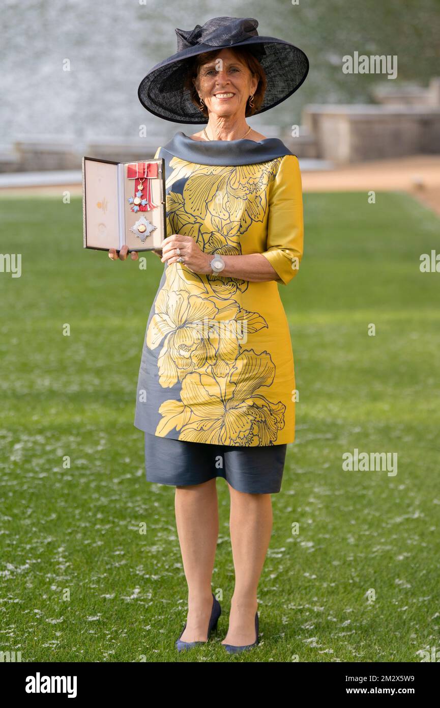 Dame Louise Richardson after being made a Dame Commander of the British ...