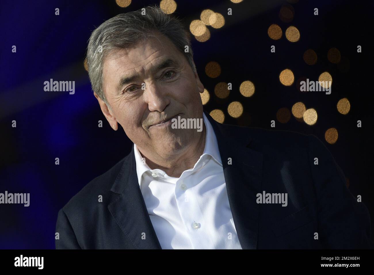 Former Belgian cyclist Eddy Merckx pictured during the team ...