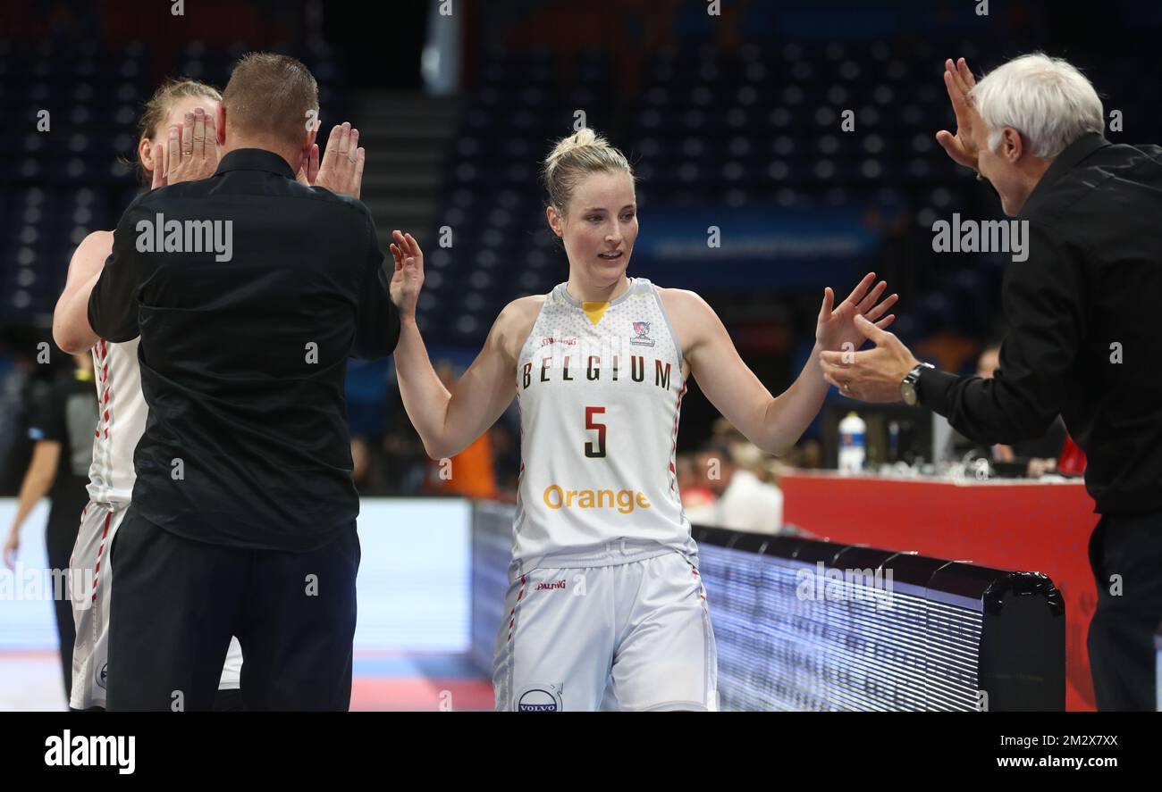 Belgian Cats Kim Mestdagh and Belgian Cats Assistant Coach Pierre ...