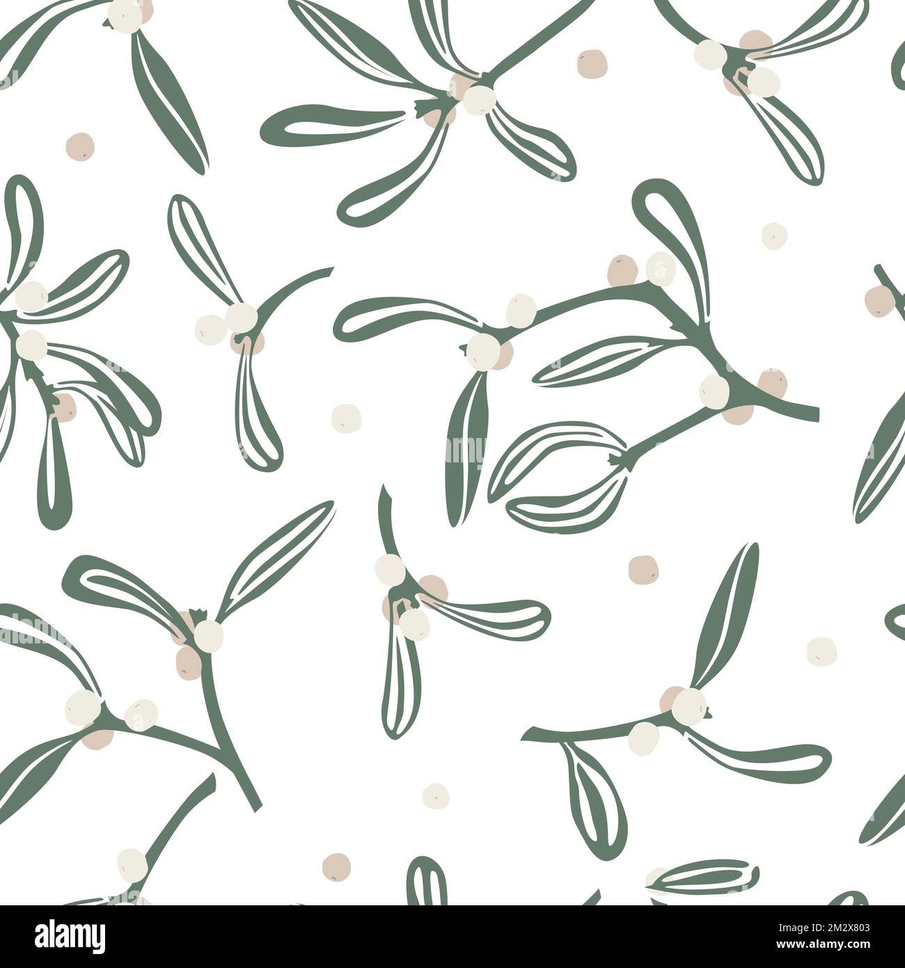 Fabric design mistletoe hi-res stock photography and images - Alamy