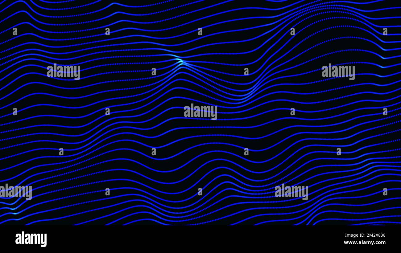 Blue trapcode form wave background. Creative digital wave texture Stock ...