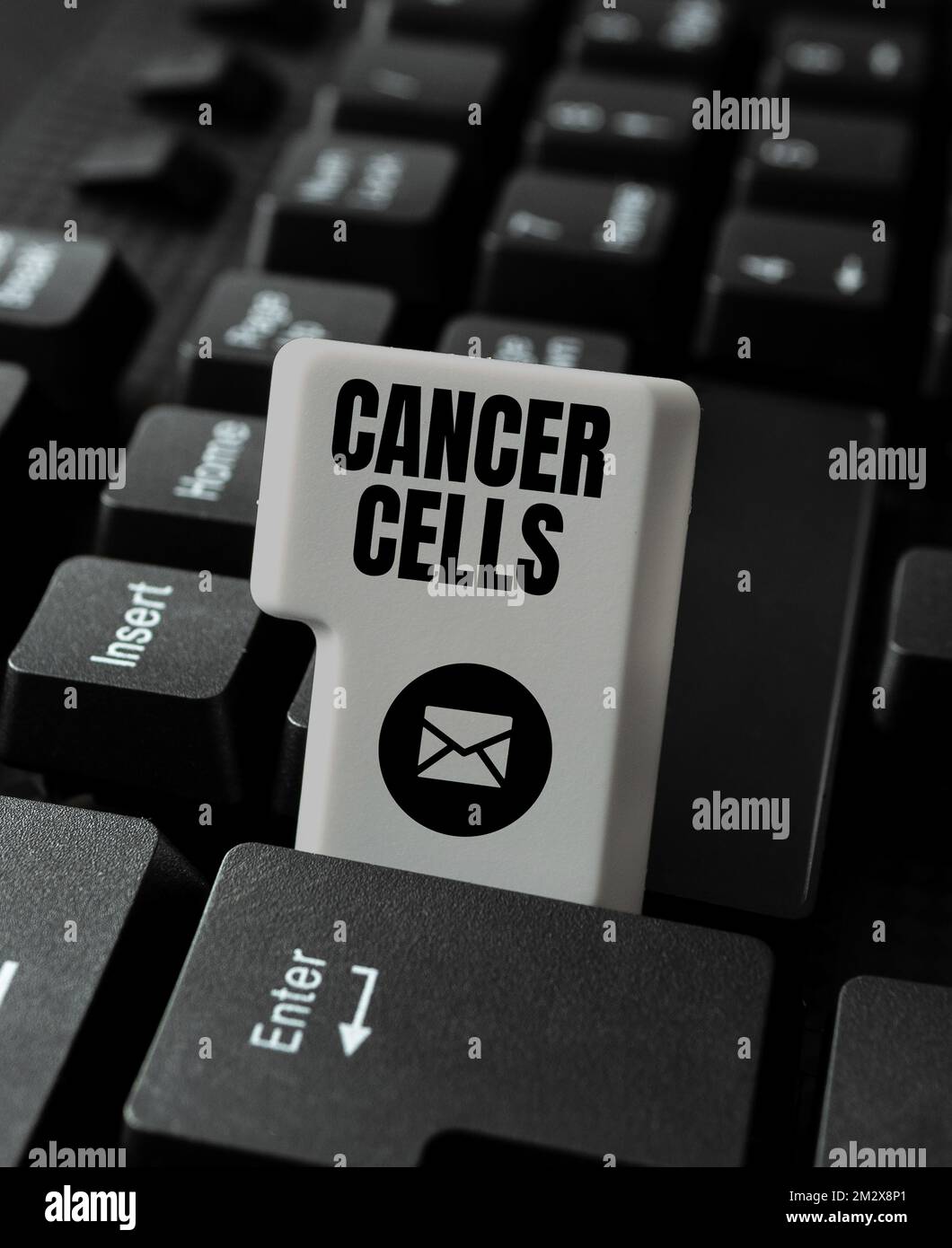 Writing displaying text Cancer Cells. Internet Concept forming solid ...