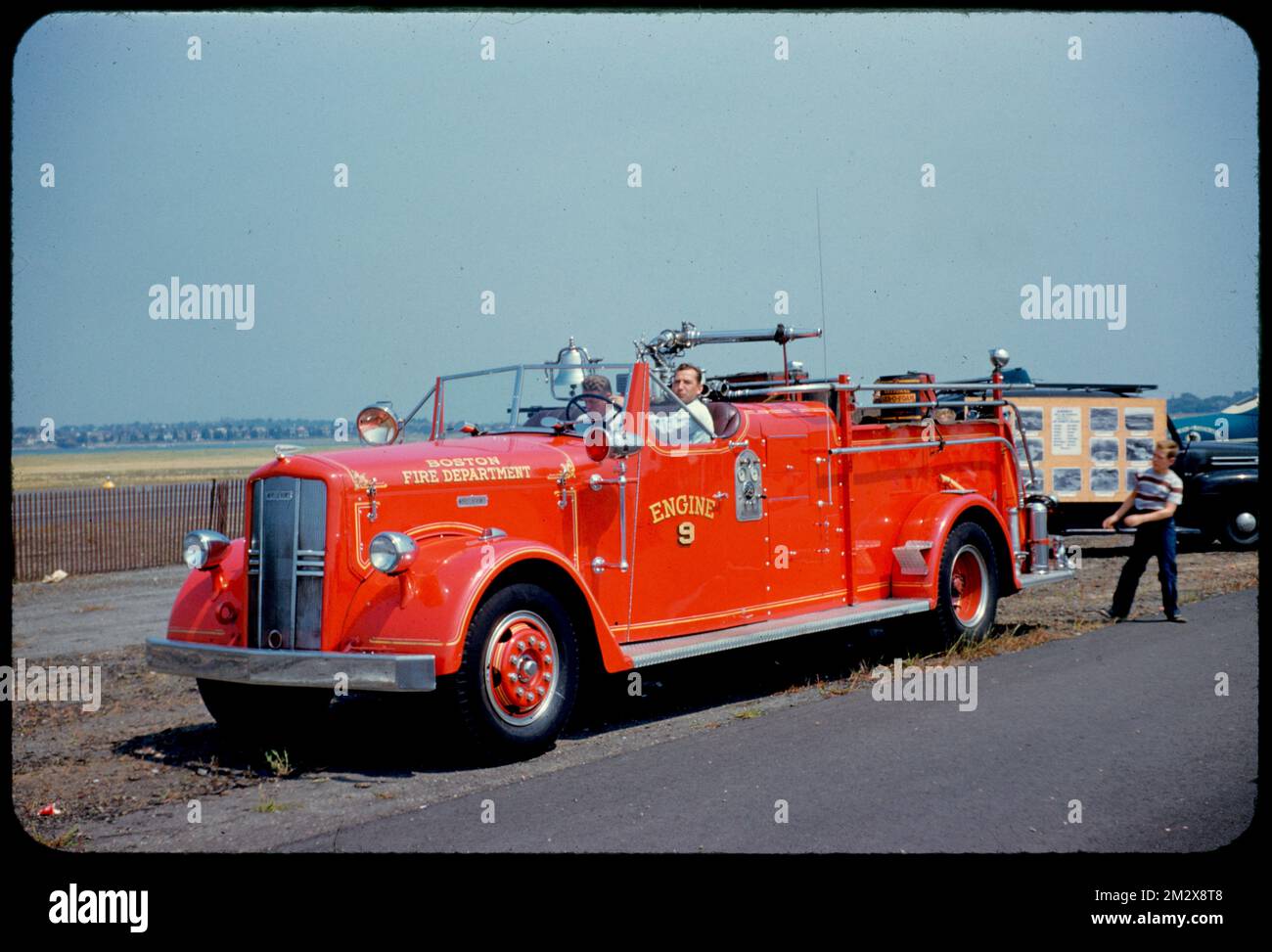 Fire engine, St. #9 East Boston (airport) , Fire engines. Edmund L ...