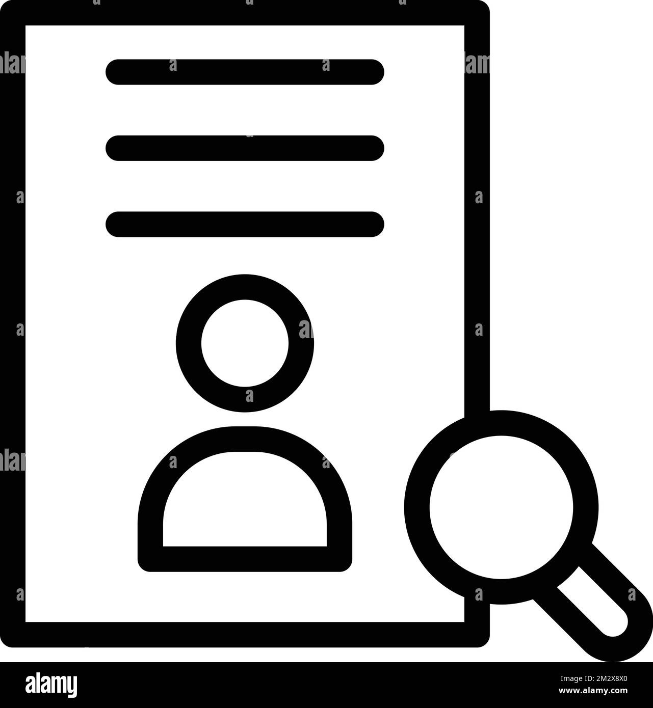 Resignation Vector Illustration Line Icon Design Stock Vector Image ...