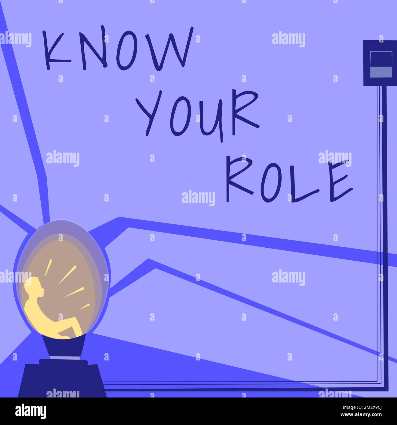 Text caption presenting Know Your Role. Conceptual photo Be clear of ...