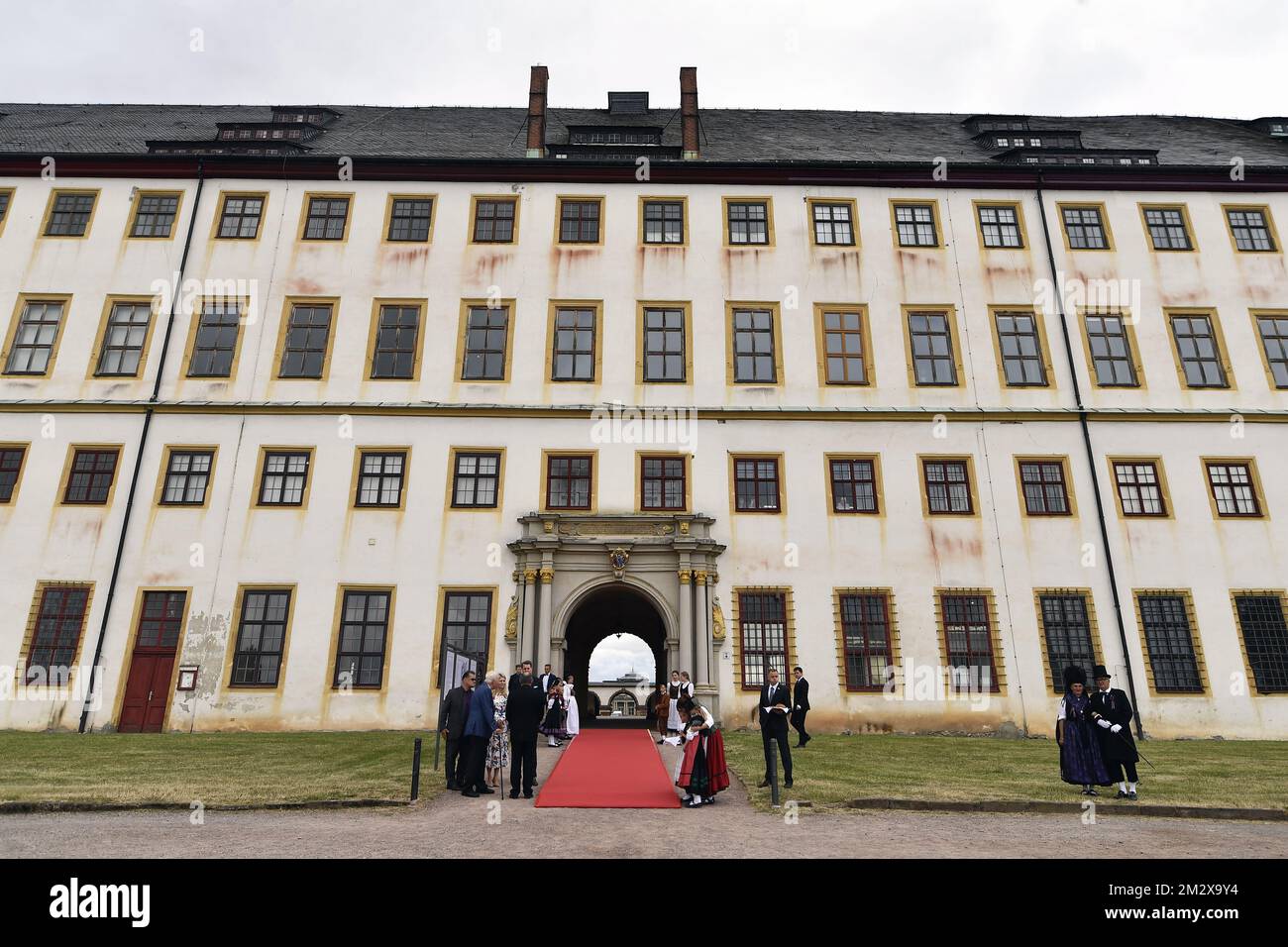 Prince hubertus and princess kelly von sachsen coburg und gotha hi-res ...