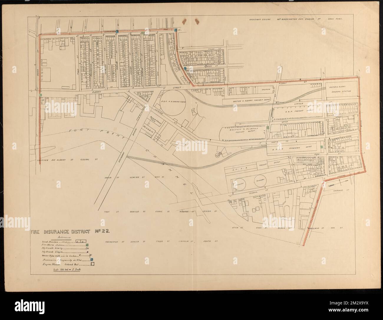 Fire insurance district atlas showing the fire insurance districts of ...