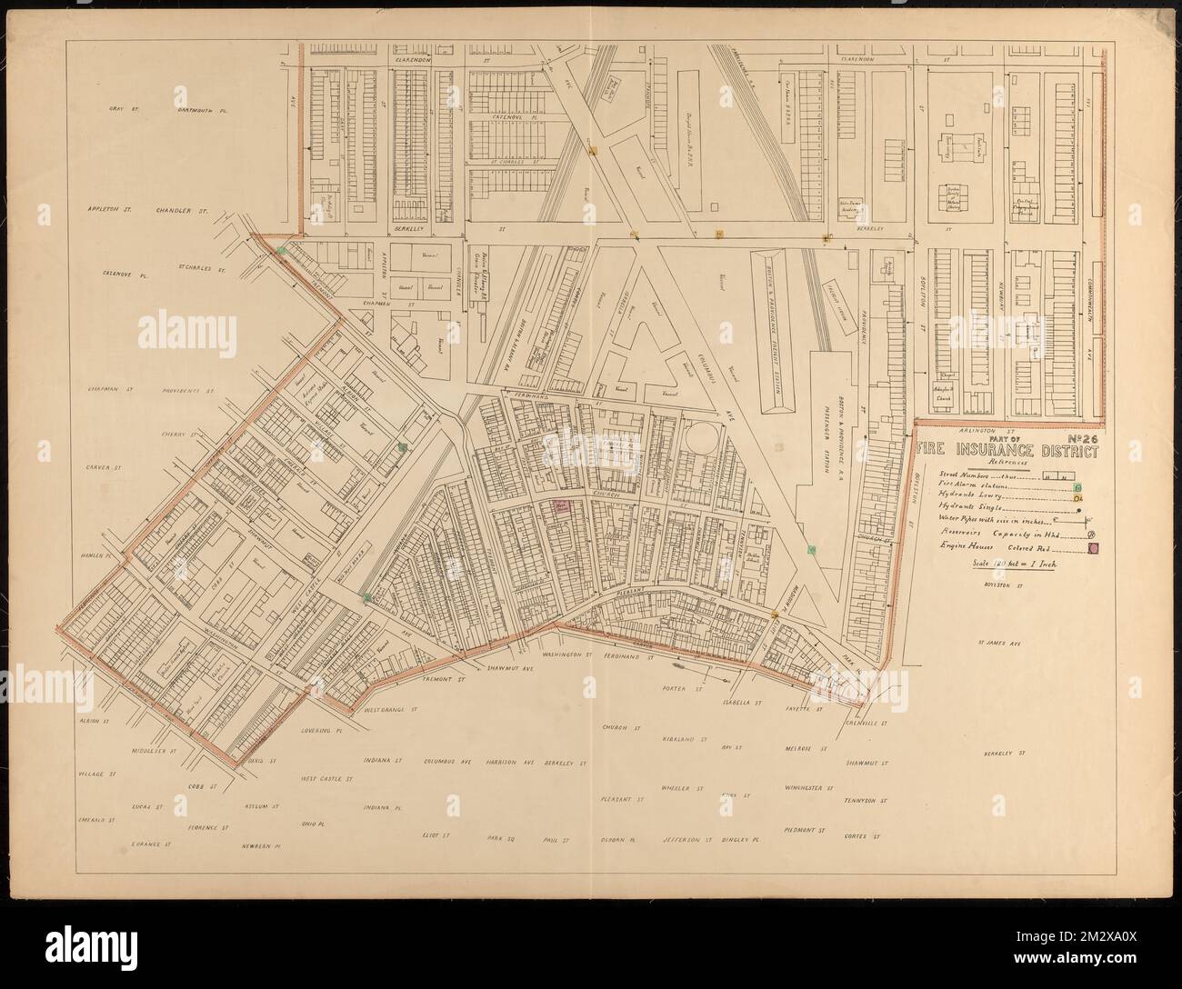 Fire insurance district atlas showing the fire insurance districts of ...