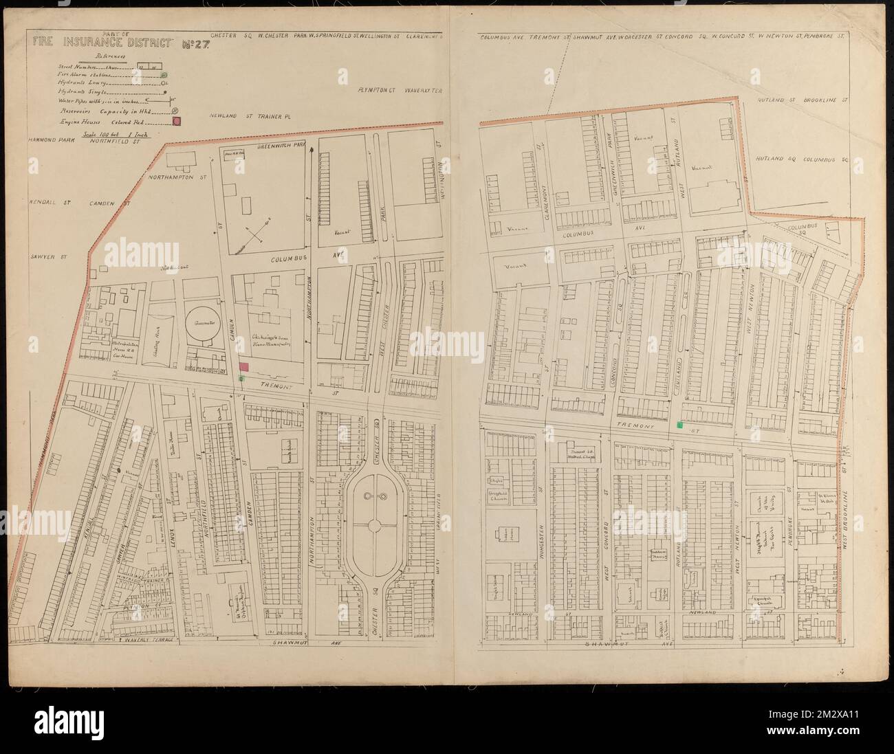 Fire insurance district atlas showing the fire insurance districts of ...