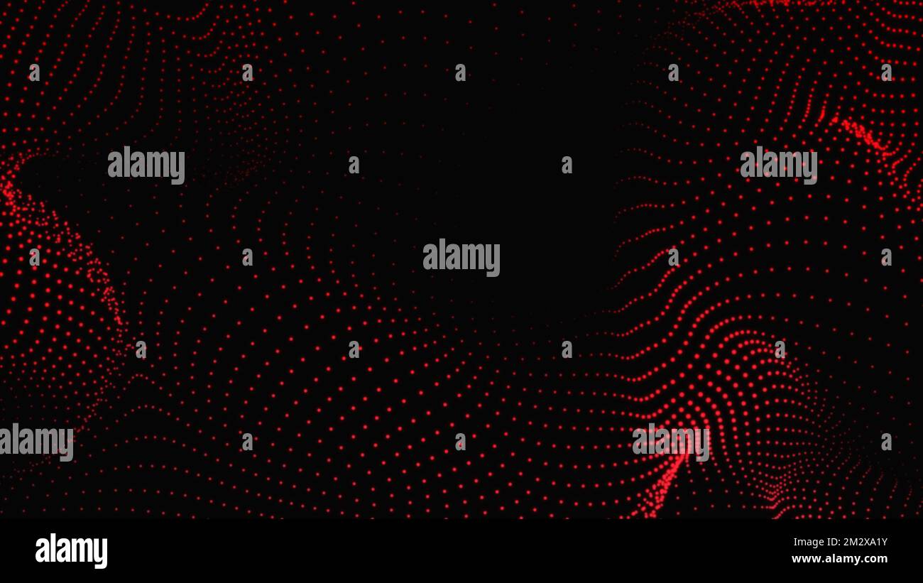 Red Ggeometric abstract technology and science background, geometric ...
