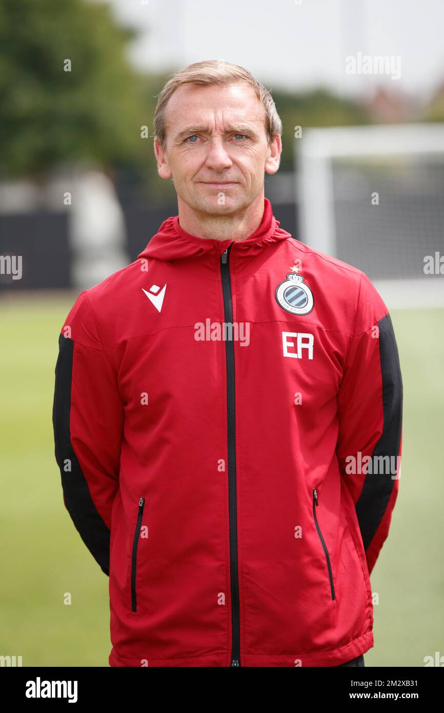 Club's physical coach Eddie Rob poses for photographer, in marge of ...