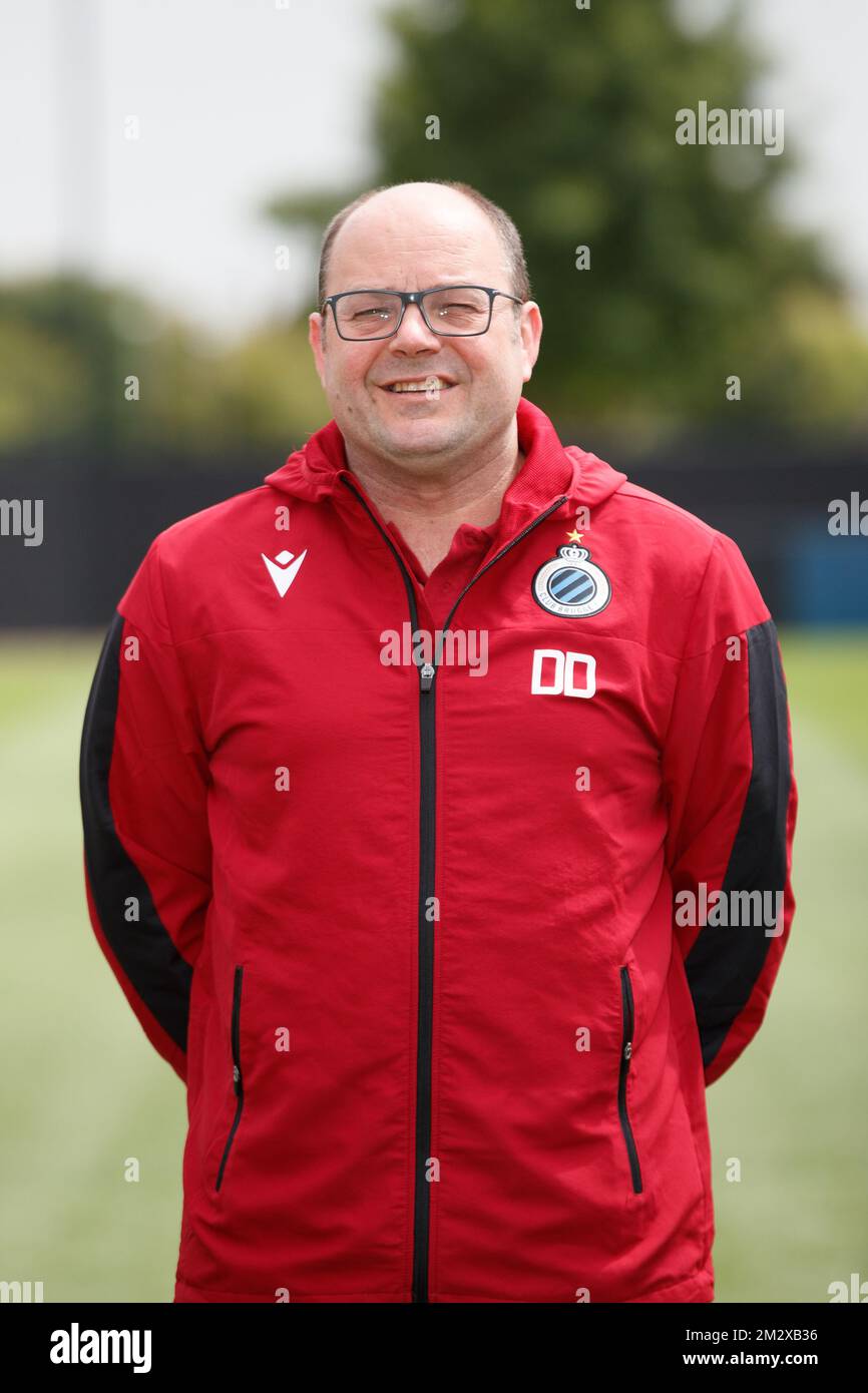 Club's physiotherapist Dimitri Dimi Dobbenie poses for photographer, in ...