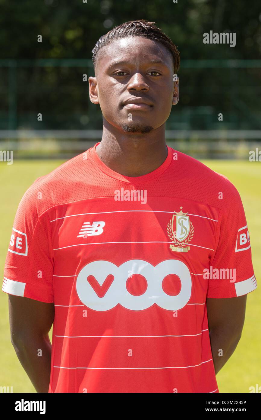 Standard's Anthony Limbombe poses for photographer, in marge of 2019 ...