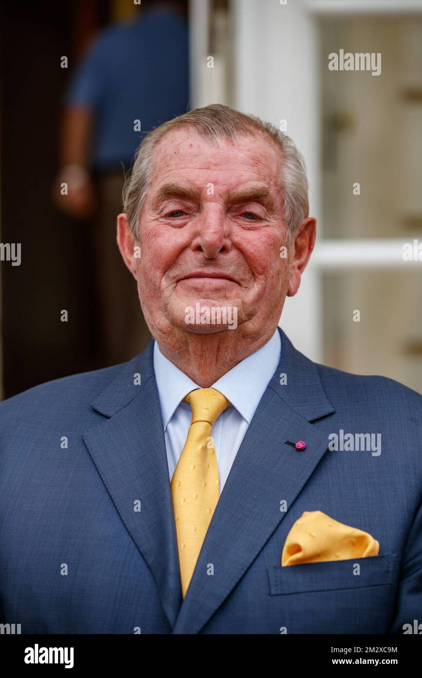 BAron Vic Swerts pictured during the award ceremony for the 'Vlaamse ...