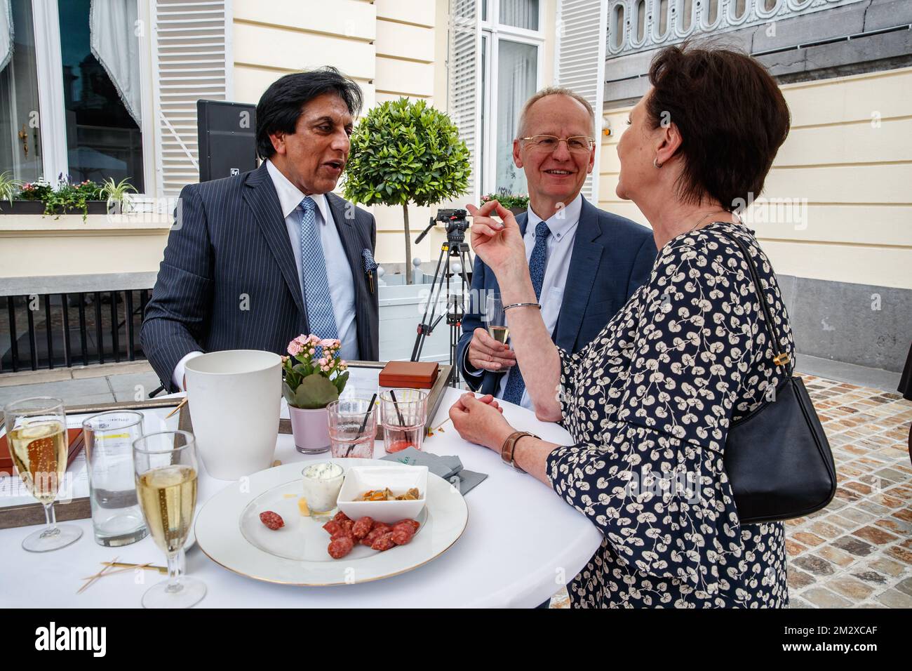 Ajit Shetty pictured during the award ceremony for the 'Vlaamse ...