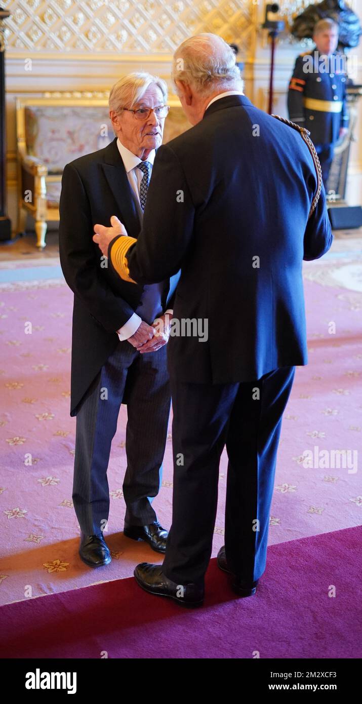 Mr. William Roache, from Wilmslow, is made an Officer of the Order of ...