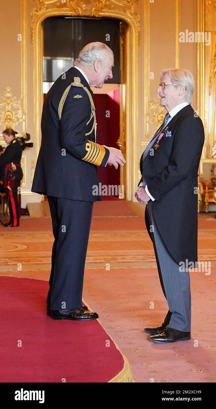 Mr. William Roache, from Wilmslow, is made an Officer of the Order of ...