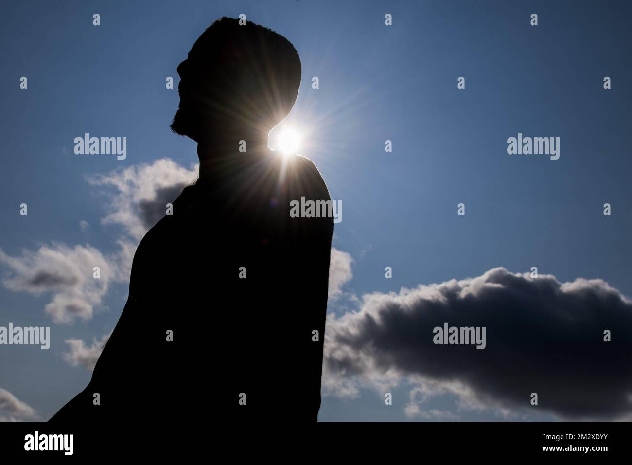 Belgian Michael Obasuyi pictured on the second day of the European ...