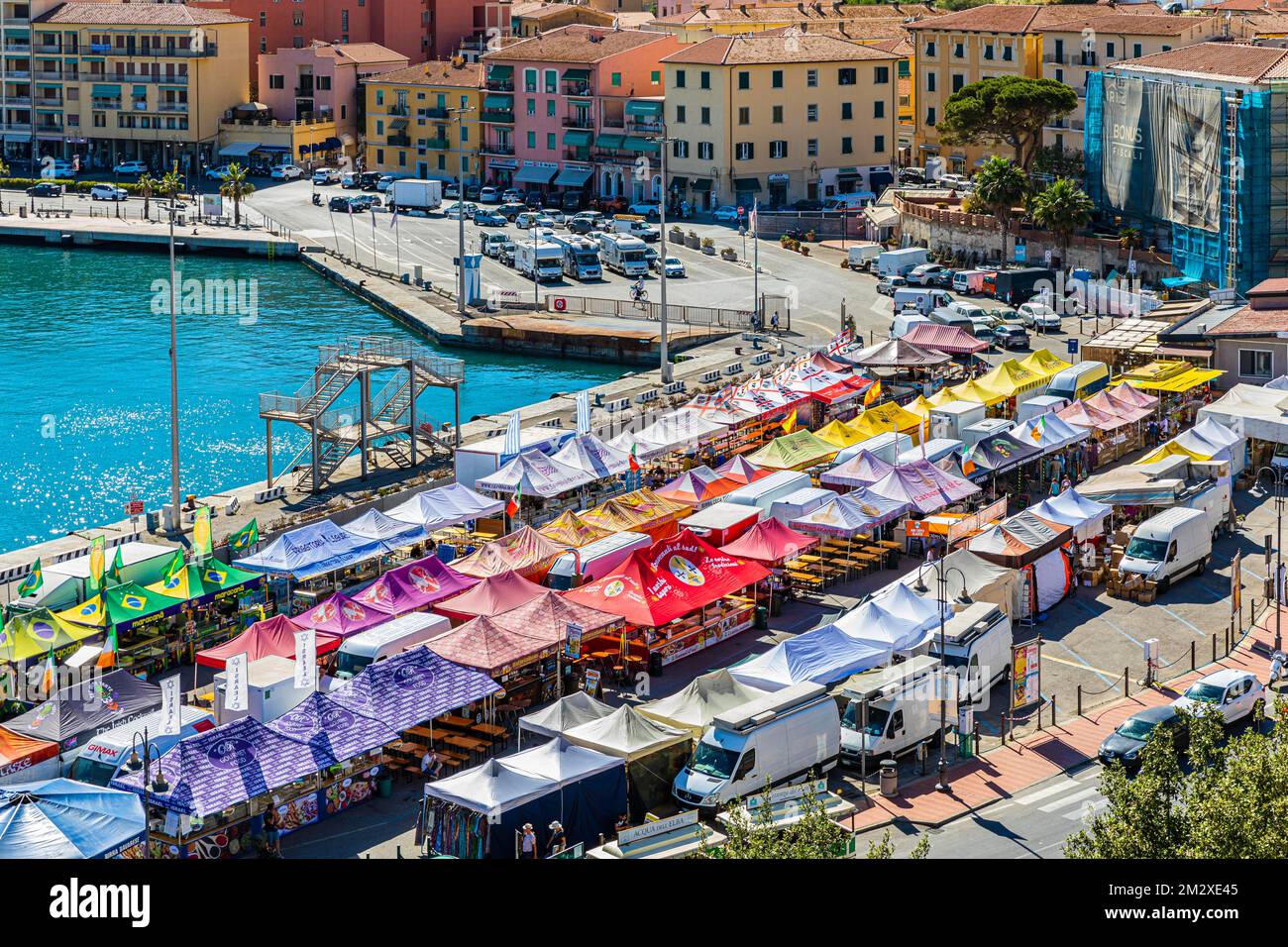 Elba portoferraio market hi-res stock photography and images - Alamy