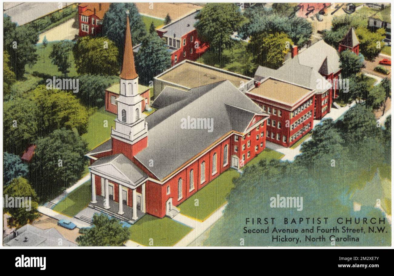First Baptist Church, Second Avenue and Fourth Street, N.W., Hickory ...