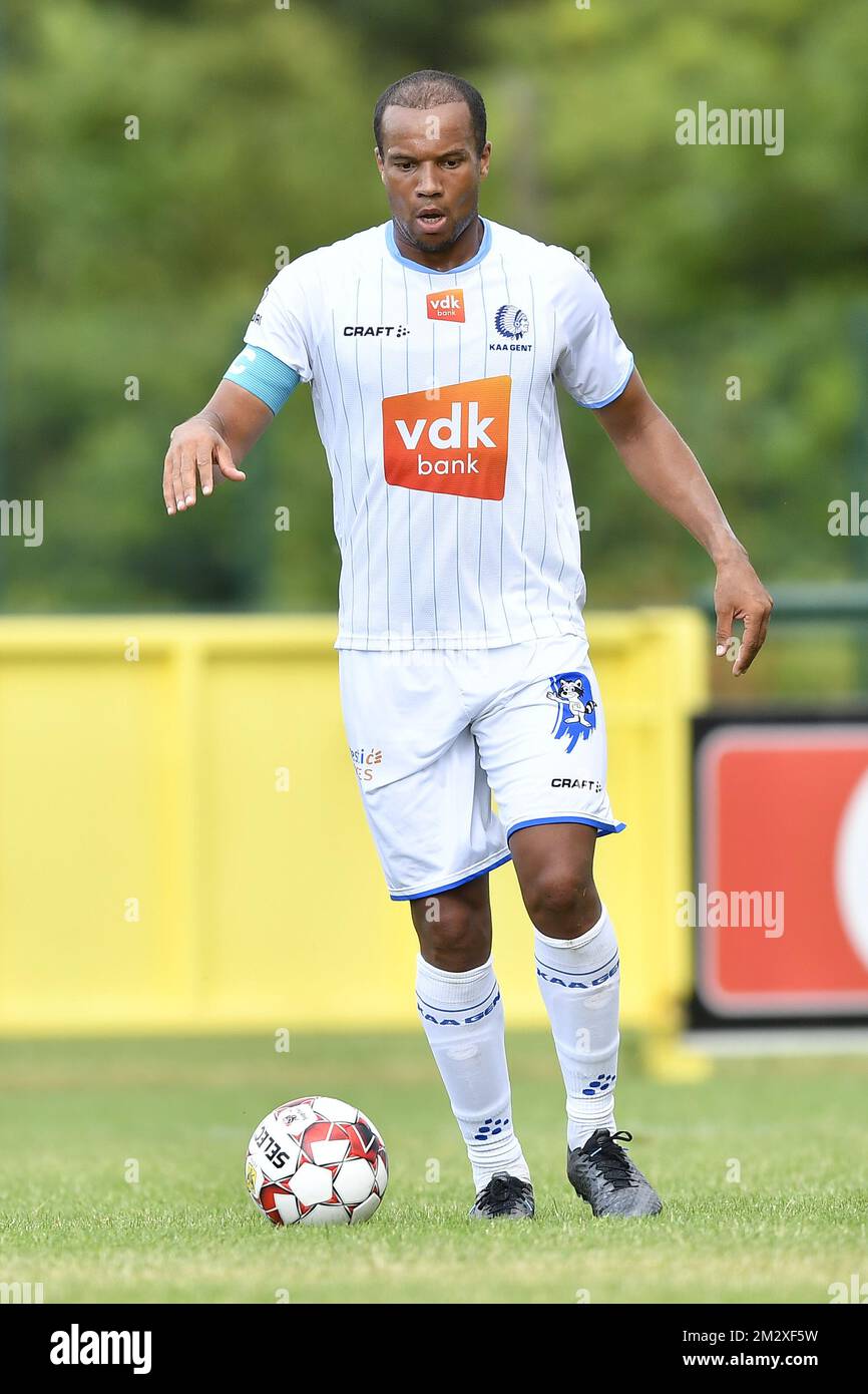 Gent's Vadis Odjidja-Ofoe pictured in action during a friendly soccer ...