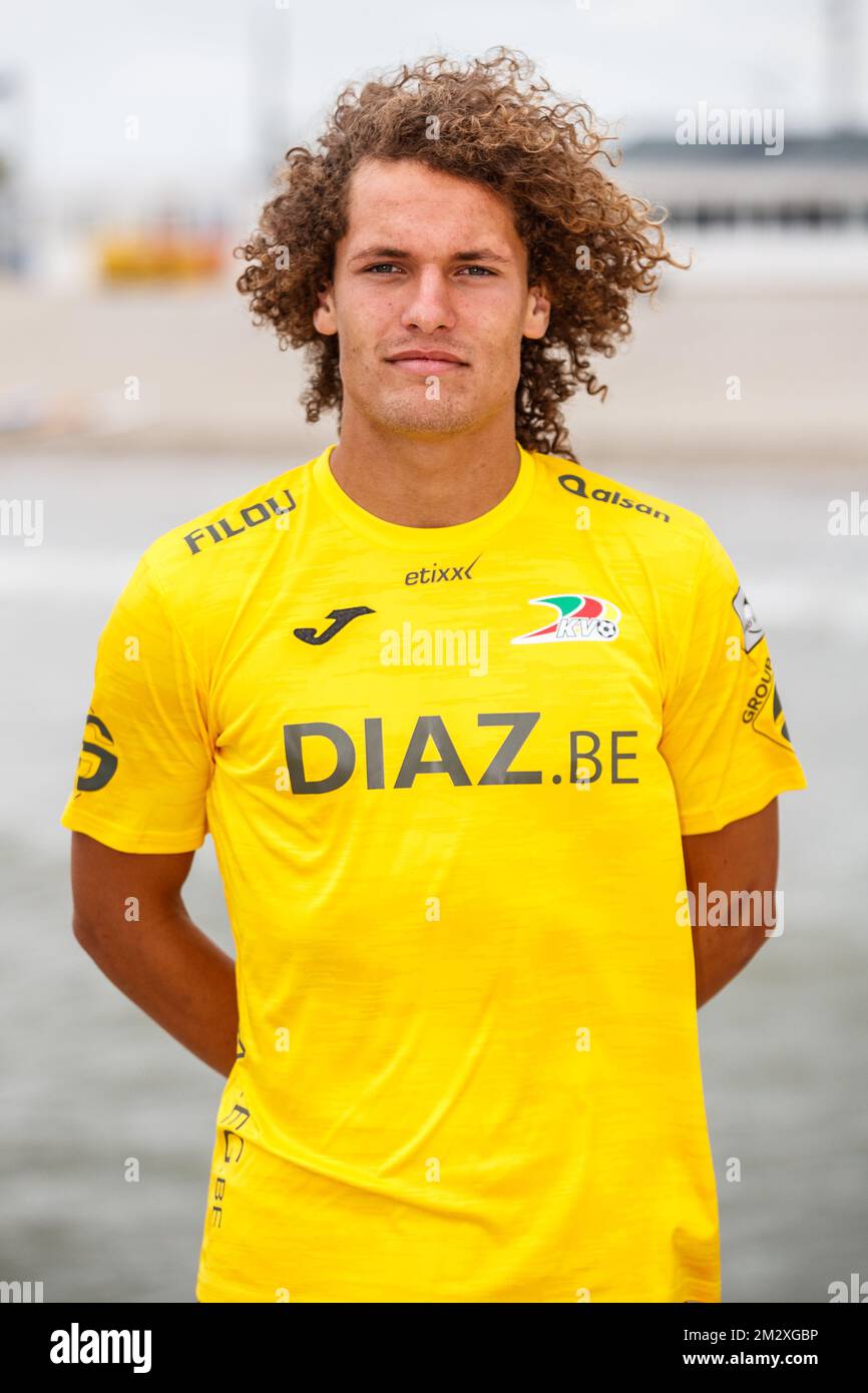 Oostende's Wout Faes poses for photographer, in marge of 2019-2020 ...