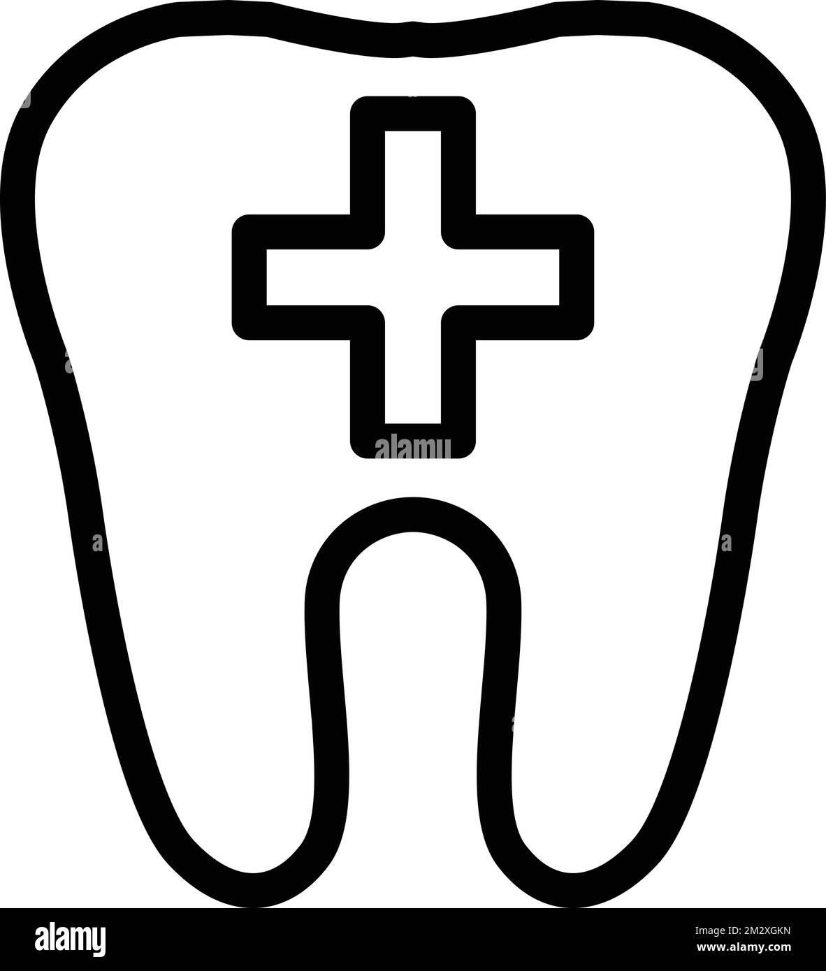 Dental Care Vector Illustration Line Icon Design Stock Vector Image