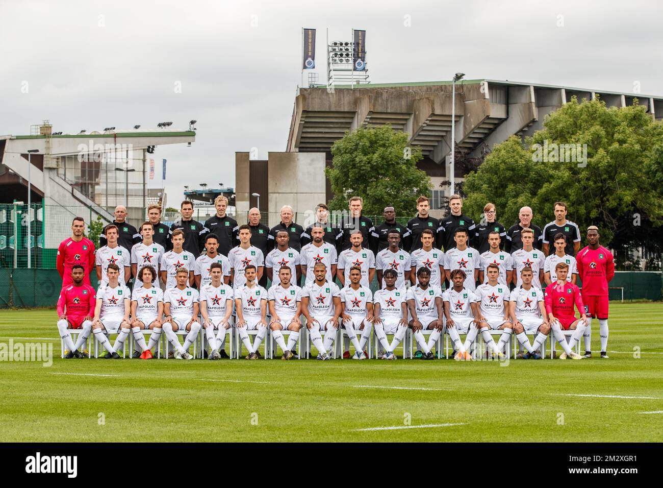 (top L-R), spokesman Louis-Philippe Depondt, Gino Kellner, Lennert ...